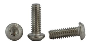 stainless 1/4-20 x 3/4" (1/2" to 3" available) socket button head cap screws, full thread, hex drive, stainless steel 18-8, coarse thread (1/4-20 x 3/4)