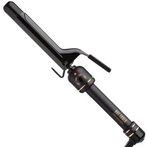 hot tools pro artist black gold curling iron | long lasting, defined curls (1 in)