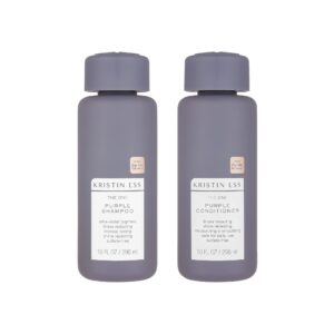 kristin ess the one purple shampoo and conditioner set, 10 fl. oz. each