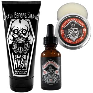 grave before shave™ beard care refill pack(bay rum scent)