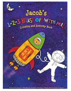 personalized coloring & activity book for kids - i see me! (outer space)