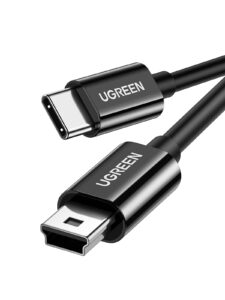 ugreen mini usb to usb c cable 3ft mini usb to type c compatible with digital camera mp3 player gps receiver and more mini b devices pvp black