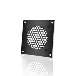 ac infinity ventilation grille 1, for pc computer av electronic cabinets, also includes hardware to mount one 80mm fan