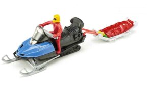 siku 1684 blister 1684snow mobile with rescue sledge, multicoloured