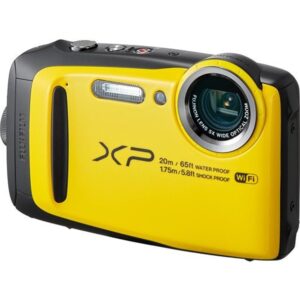 fujifilm finepix xp120 waterproof digital underwater camera usa model (yellow)