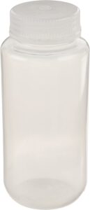 united scientific® unistore™ 33309-bulk | laboratory grade polypropylene wide mouth packaging reagent bottle | 500ml capacity | bulk packed, invidually bagged | case of 125