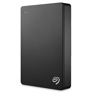 seagate backup plus 4tb portable external hard drive usb 3.0, black (stdr4000100) (renewed)