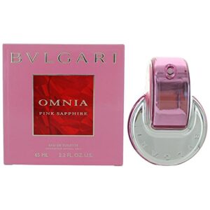 bvlgari omnia pink sapphire eau de toilette spray, 2.2 fl oz