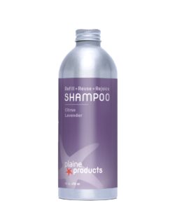 plaine products eco-friendly shampoo - citrus lavender - sulfate free, 16 oz (refill bottle)