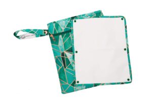 sarah wells pumparoo wet/dry bag for breast pump parts (mosaic)