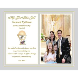 poetry gifts first communion personalized for daughter or son from parents, grandparents, godparents, 8x10 custom print