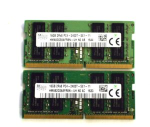 hynix 32gb 2rx8 pc4-2400t-se1-11 hma82gs6afr8n-uh n0 ddr4-2400 sodimm