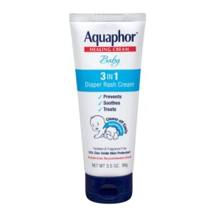 aquaphor baby healing cream 3 in 1 diaper rash 3.5 ounce (100ml) (6 pack)