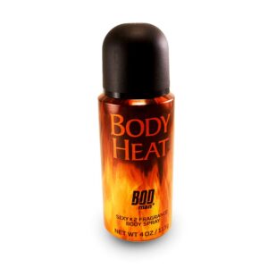 parfums de coeur heat sexy fragrance body spray for men, 4 ounce