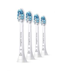 philips sonicare optimal gum care white brushsync heads (compatible with all philips sonicare handles), pack of 4