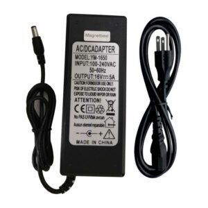 16v5a switching power supply charger 16v 5a 80w ac dc adaptor for led light cctv for speaker sound dc 5.52.5/5.52.1 mm with ac cable