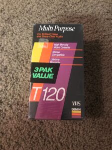 gemini t120 vhs tapes 3 pack