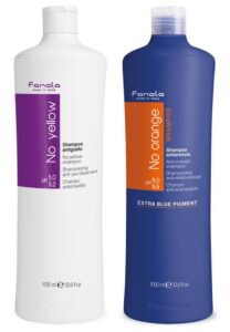 fanola no yellow and no orange shampoo package, 1000 ml