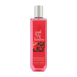 bath & body works pink lily & bamboo fine fragrance mist, 8 ounces