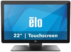 elo 2202l - 22" touchscreen monitor with stand - 1920 x 1080, 10 touch, black