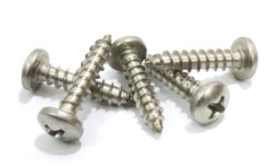 woiwo stainless phillips pan head wood screws, 8 x 1/2" wood screws (100pc)