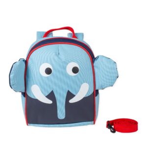 class collections baby blue elephant animal water resistant preschool backpack