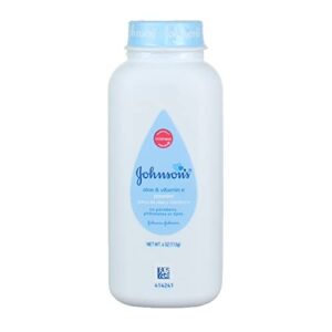 johnson's baby pure cornstarch powder - 4 oz, pack of 5