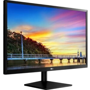 lg 27'' 27bk400h-b tn fhd display with amd freesync™ technology, flicker safe, on screen control, eye comfort: reader mode & wall mountable