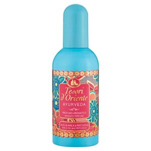 tesori d'oriente ayurveda perfumes for women, eau de toilette, women’s fragrances, elegant aroma composition with blend of rare & precious oil100ml 3.38fl.oz [italian import]