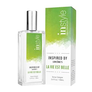 instyle fragrances | inspired by lancôme's la vie est belle | women’s eau de toilette | vegan, paraben free, phthalate free | never tested on animals | 3.4 fluid ounces