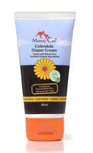 mommy care organic baby diaper rash cream - calendula natural organic gentle baby diaper cream paste 80ml/2.7oz soothing, prevents rash for newborns & infants