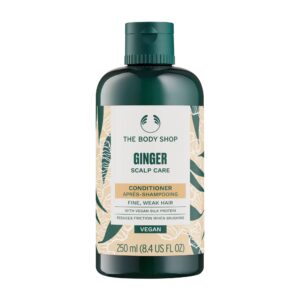 the body shop ginger scalp care conditioner (vegan), green, 8.4 fl oz