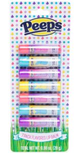 peeps flavored lip balm 7 pack