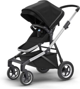 thule sleek city stroller, black