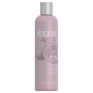 abba volume shampoo, grapefruit & lemongrass, 8 fl oz