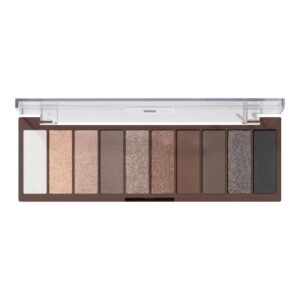 e.l.f. everyday smoky eyeshadow palette with 10 shades