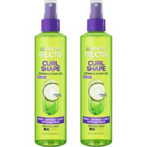 garnier hair care fructis style shape curl defining spray gel, 17 ounce (pack of 2)