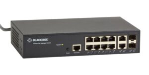 black box lgb1110a l2+ switch delivers management simplicity, lower cost of ownership, plus fiber u