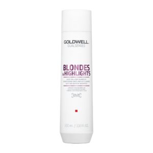 goldwell dualsenses blondes & highlights anti-yellow shampoo 300ml