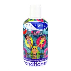 triswim kids scented conditioner after- swimmer hair care, chlorine removal, detangles, dandruff and dry scalp relief