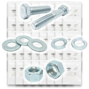 metric class 10.9 hex cap screws bolts, nuts, & washers assortment kit - 574 pieces!