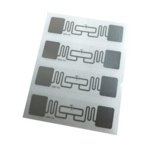 yarongtech uhf rfid tag 9662 iso18000-6c c1g2 alien h3 73.5x21.2mm adhesive inlay rfid label (pack of 20)