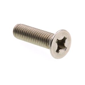 prime-line 9121749 machine screws, metric, flat head, phillips drive, m8-1.25 x 30mm (10 pack)