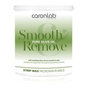 caronlab smooth & remove olive oil strip wax microwave 1 count 800 ml