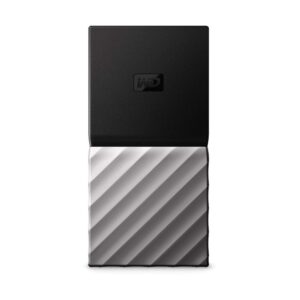 wd 512gb my passport ssd portable storage - usb 3.1 - black-gray - wdbkvx5120psl-wesn