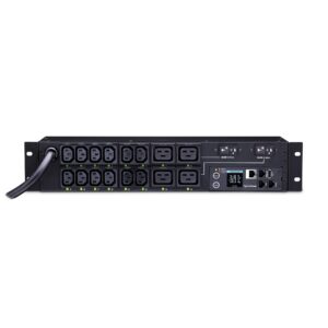 cyberpower pdu41008 power distribution unit switched 200-240v, 30a (derated to 24a) 16 outlets, 2u rackmount