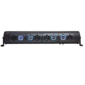 bazooka 36 inch g2 bluetooth party bar speaker & led illumination and speaker system for off road, golf cart, marine, and outdoor | bpb36-g2