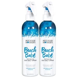 not your mother's beach babe sea salt spray - for tousled hair texture with matte finish (8 fl oz, 3-pack)