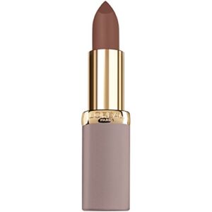 l'oreal paris cosmetics colour riche ultra matte highly pigmented nude lipstick, cutting edge cork, 0.13 ounce