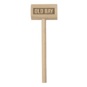 old bay seafood seasoning wooden crab mallet